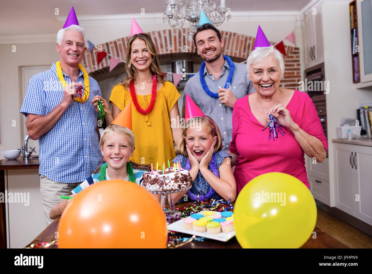 Multi generation family having fun hi-res stock photography and images ...