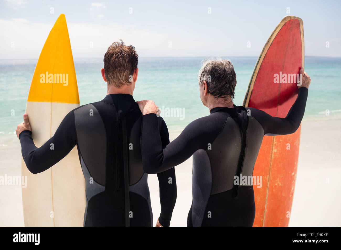 Father son surfboard hi-res stock photography and images - Alamy