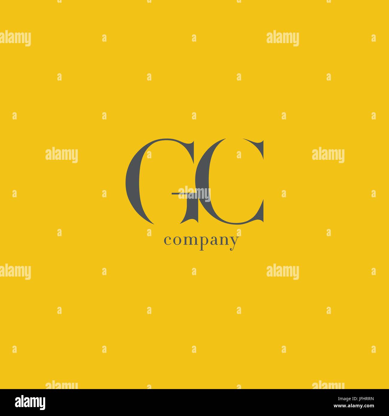 Letters G & C company Logo vector element Stock Vector Image & Art - Alamy