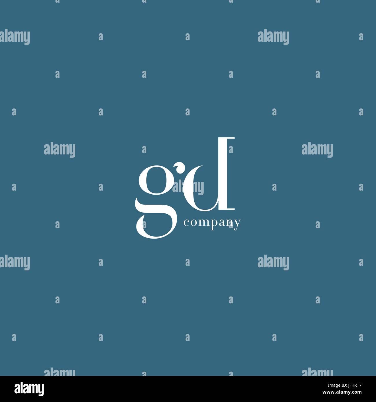Letters G & D company Logo vector element Stock Vector Image & Art - Alamy