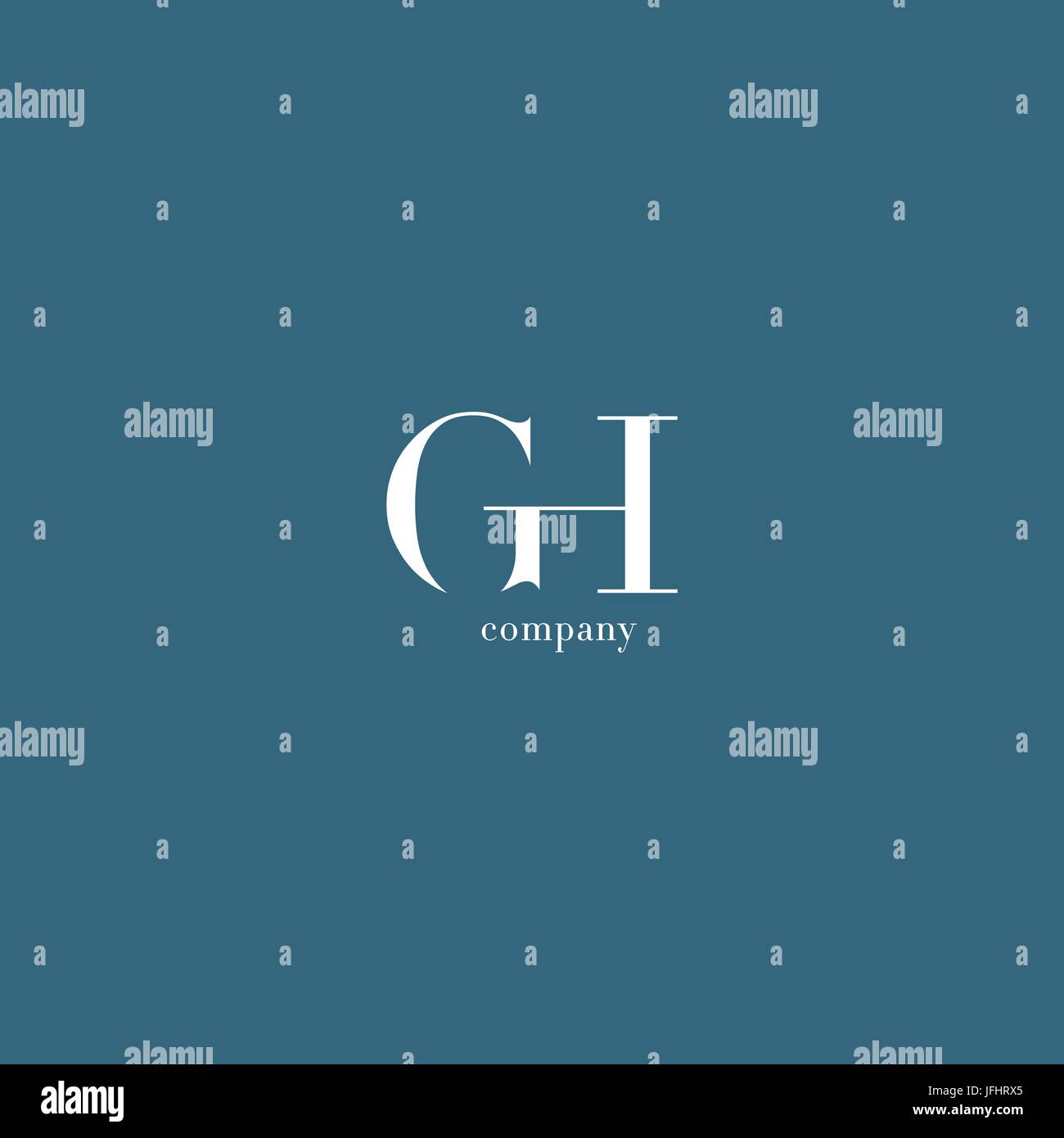 Letters G & H company Logo vector element Stock Vector Image & Art - Alamy