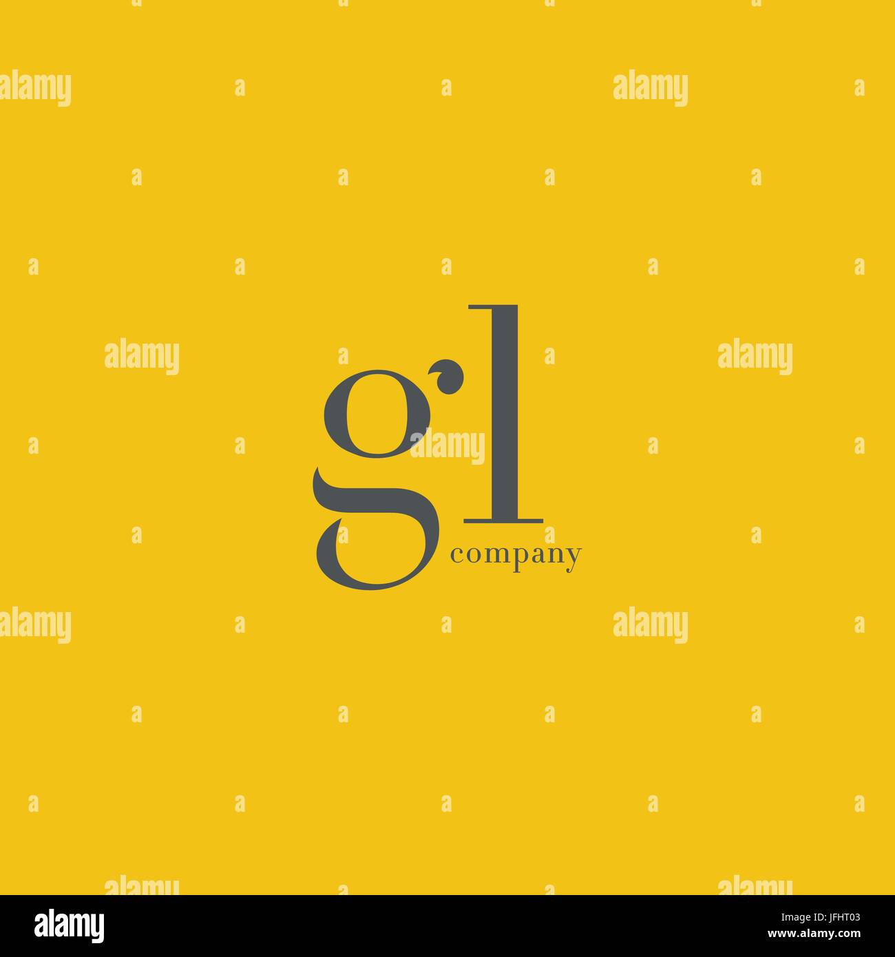 Letters G & L company Logo vector element Stock Vector Image & Art - Alamy