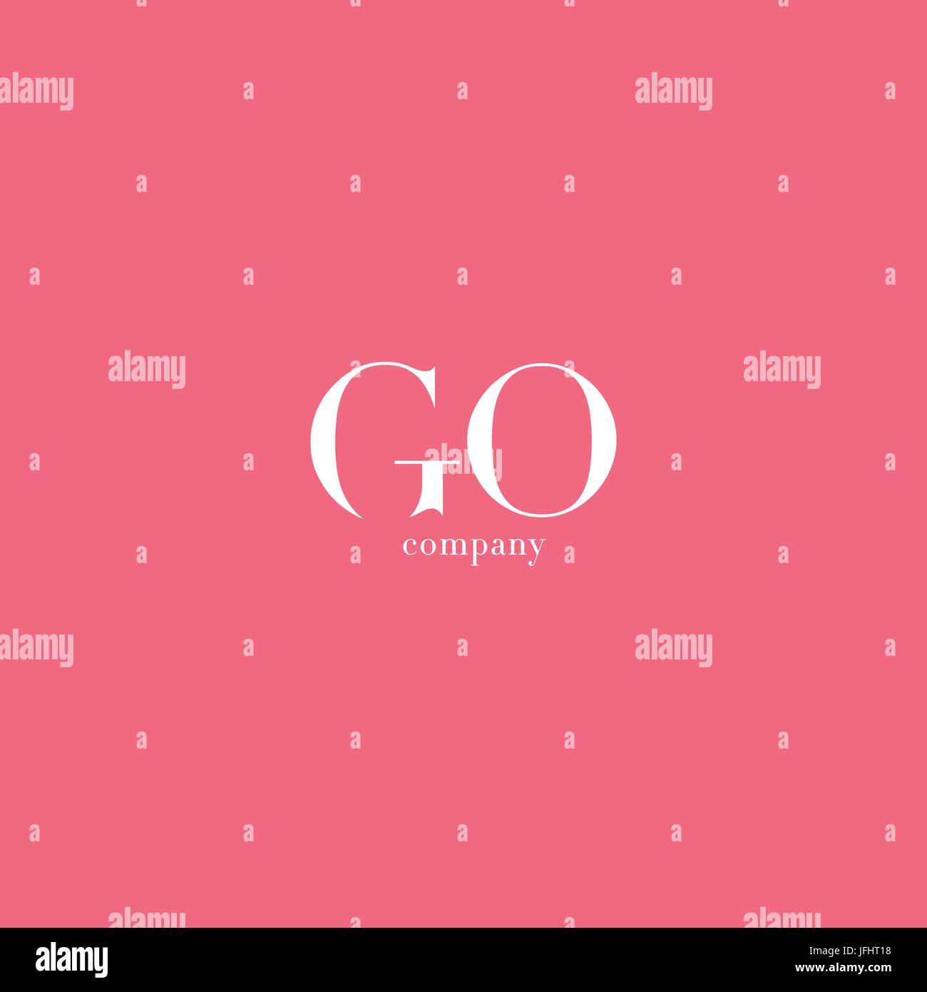 Letters G & O company Logo vector element Stock Vector Image & Art - Alamy