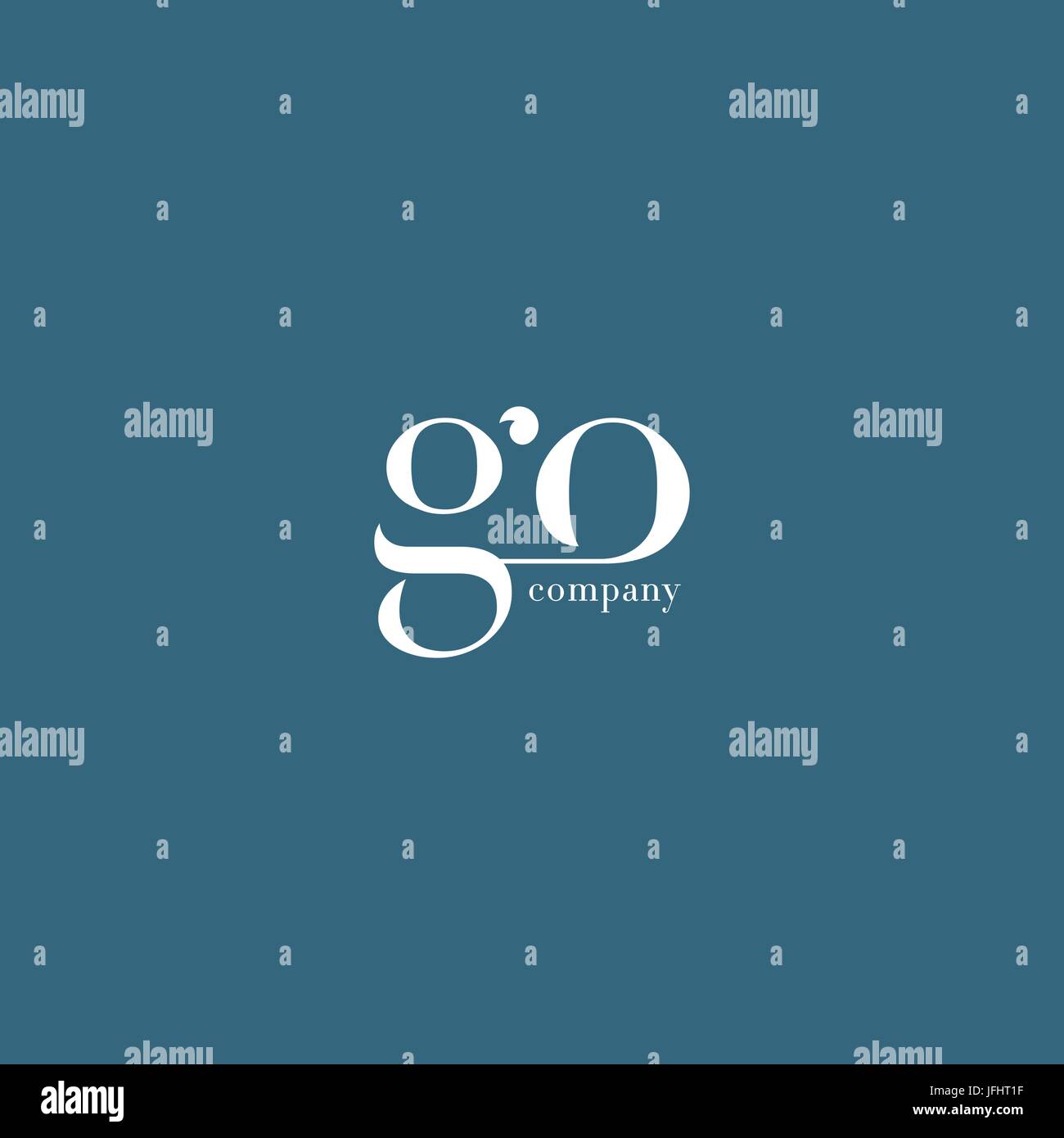 Letters G & O company Logo vector element Stock Vector Image & Art - Alamy