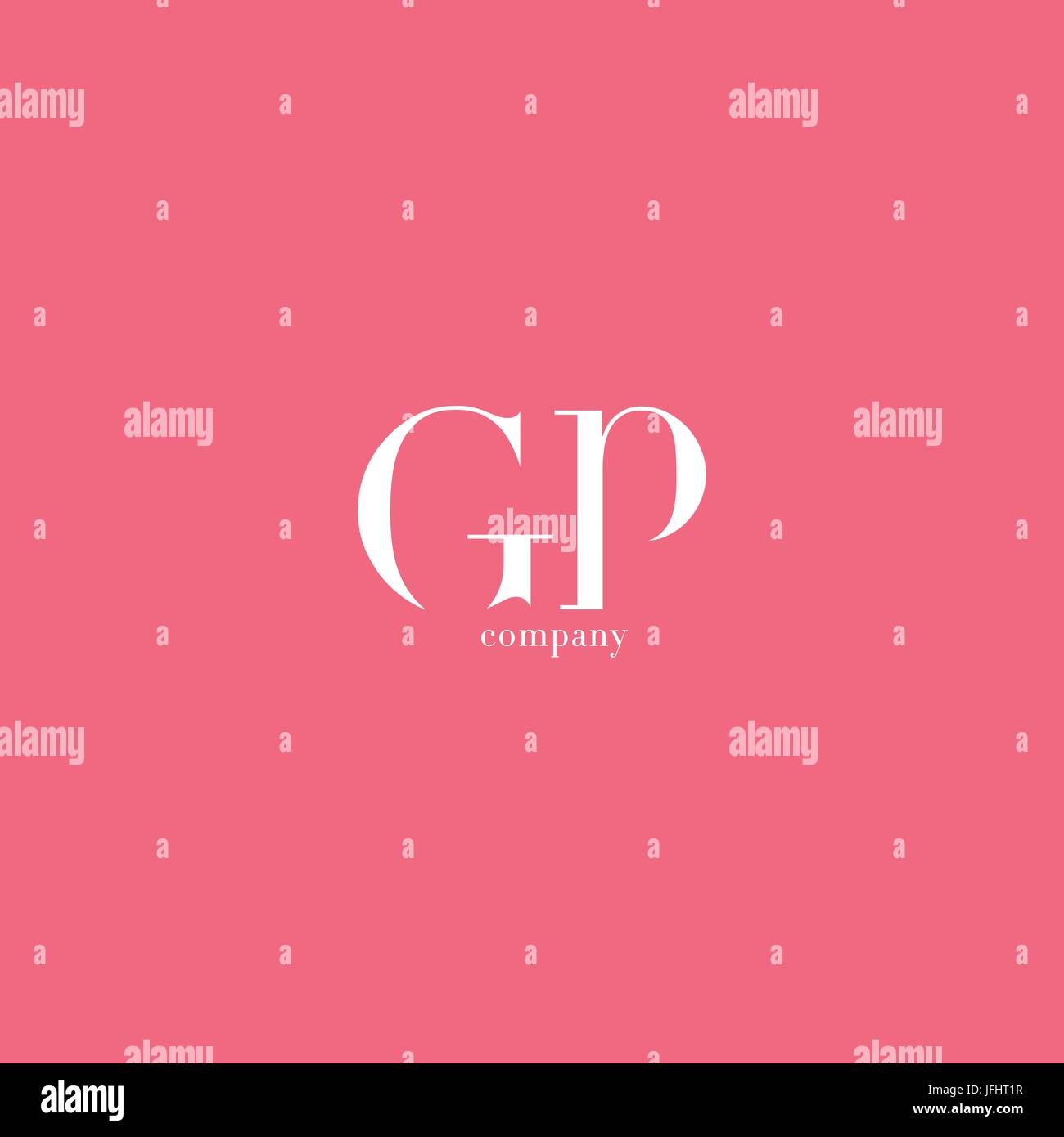 Letters G & P company Logo vector element Stock Vector Image & Art - Alamy