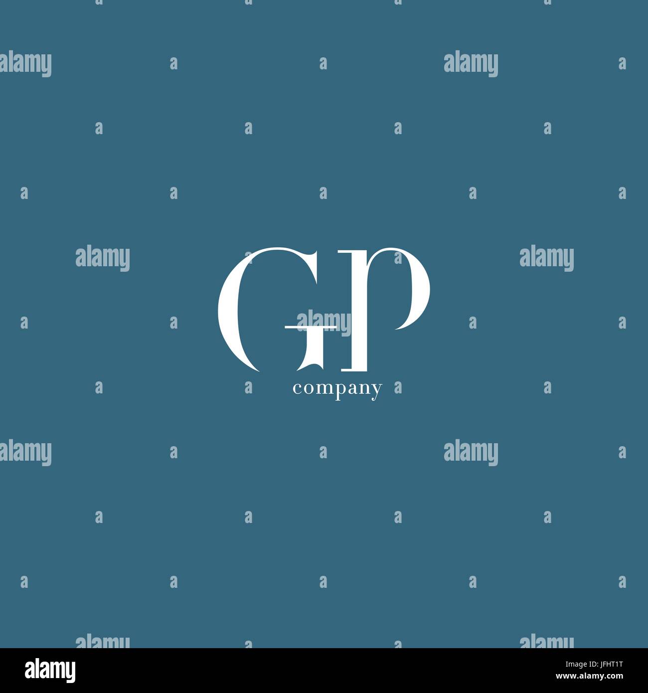 Letters G & P company Logo vector element Stock Vector Image & Art - Alamy