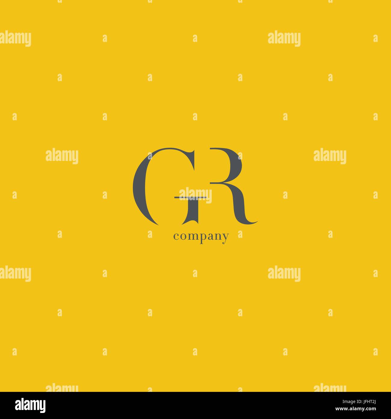 Letters G & R company Logo vector element Stock Vector Image & Art - Alamy