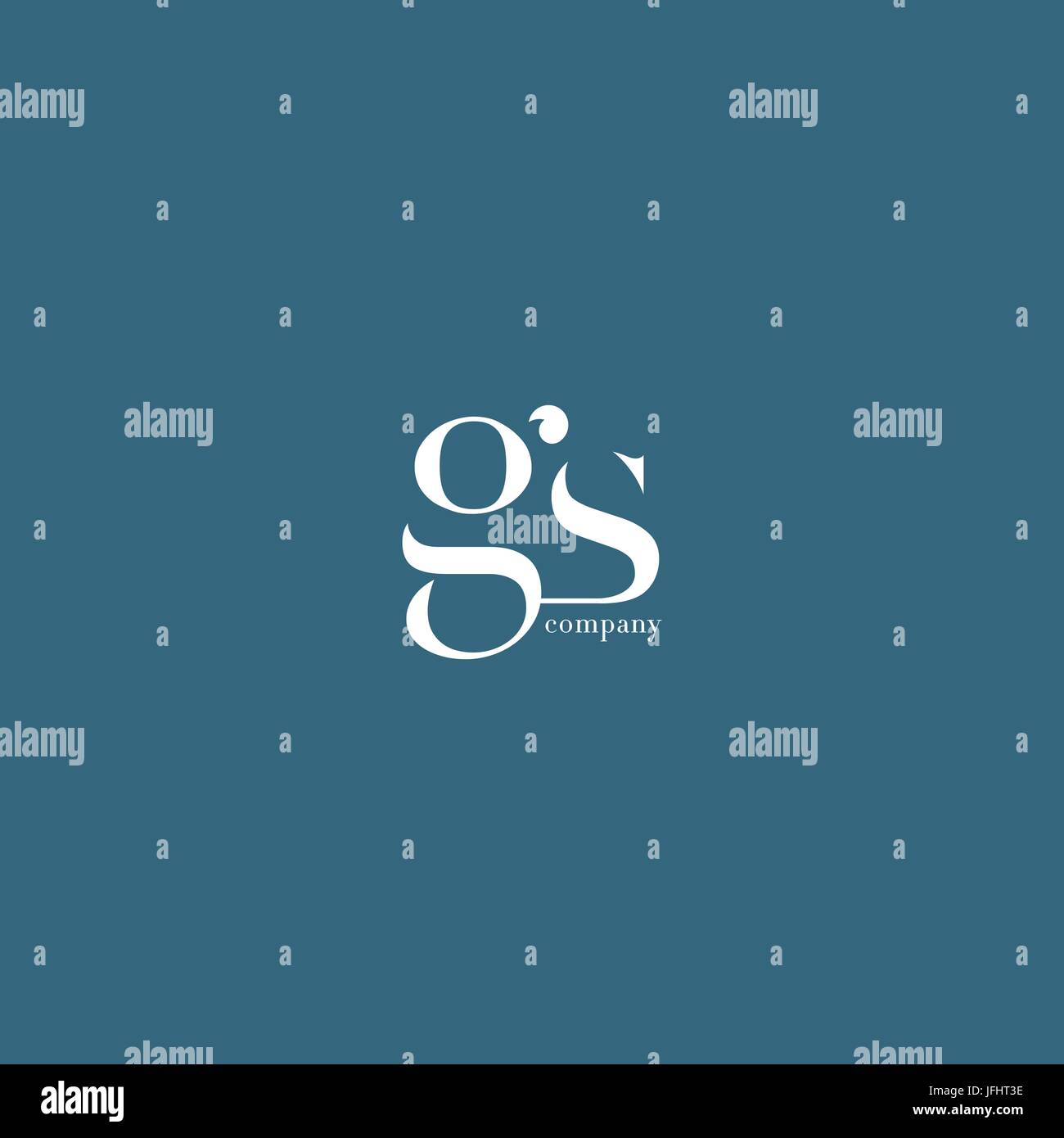 Letters G & S company Logo vector element Stock Vector Image & Art - Alamy