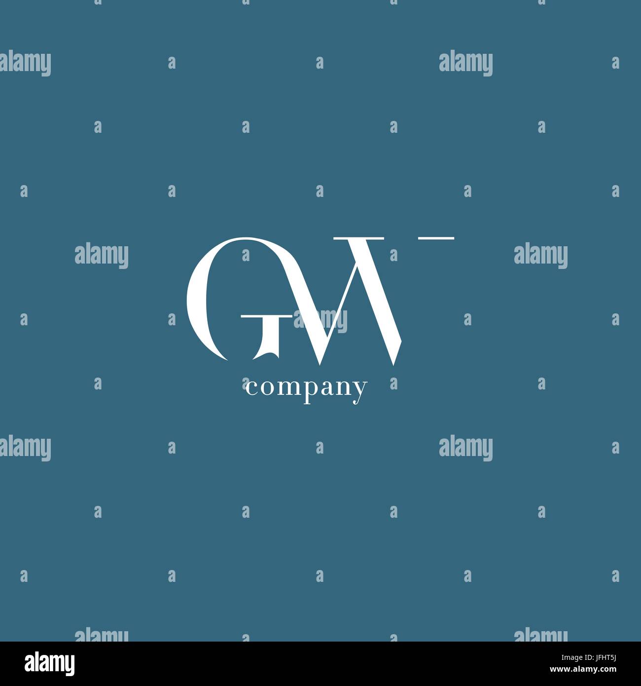 Letters G & W company Logo vector element Stock Vector Image & Art - Alamy