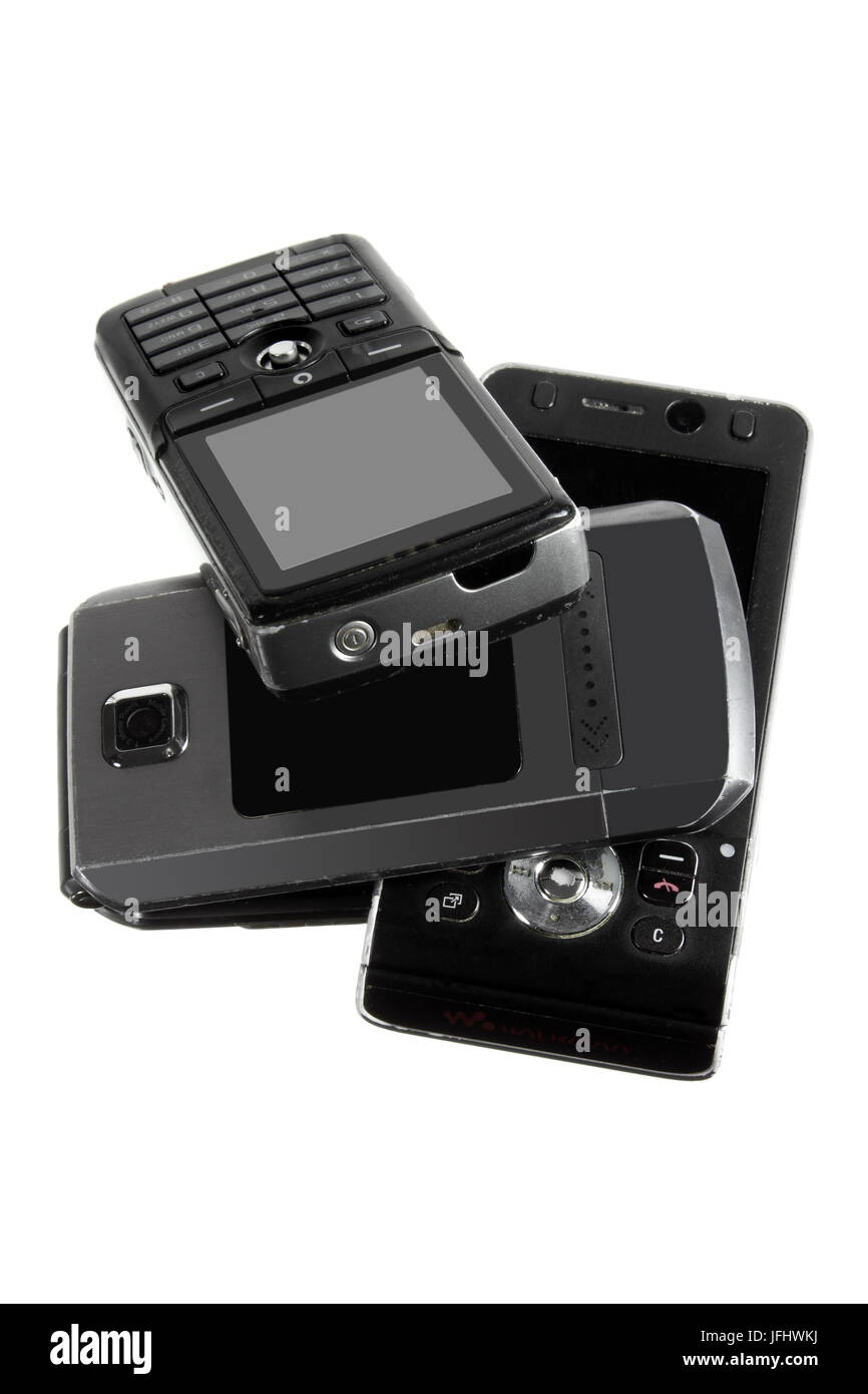 Old mobile phones hi-res stock photography and images - Alamy