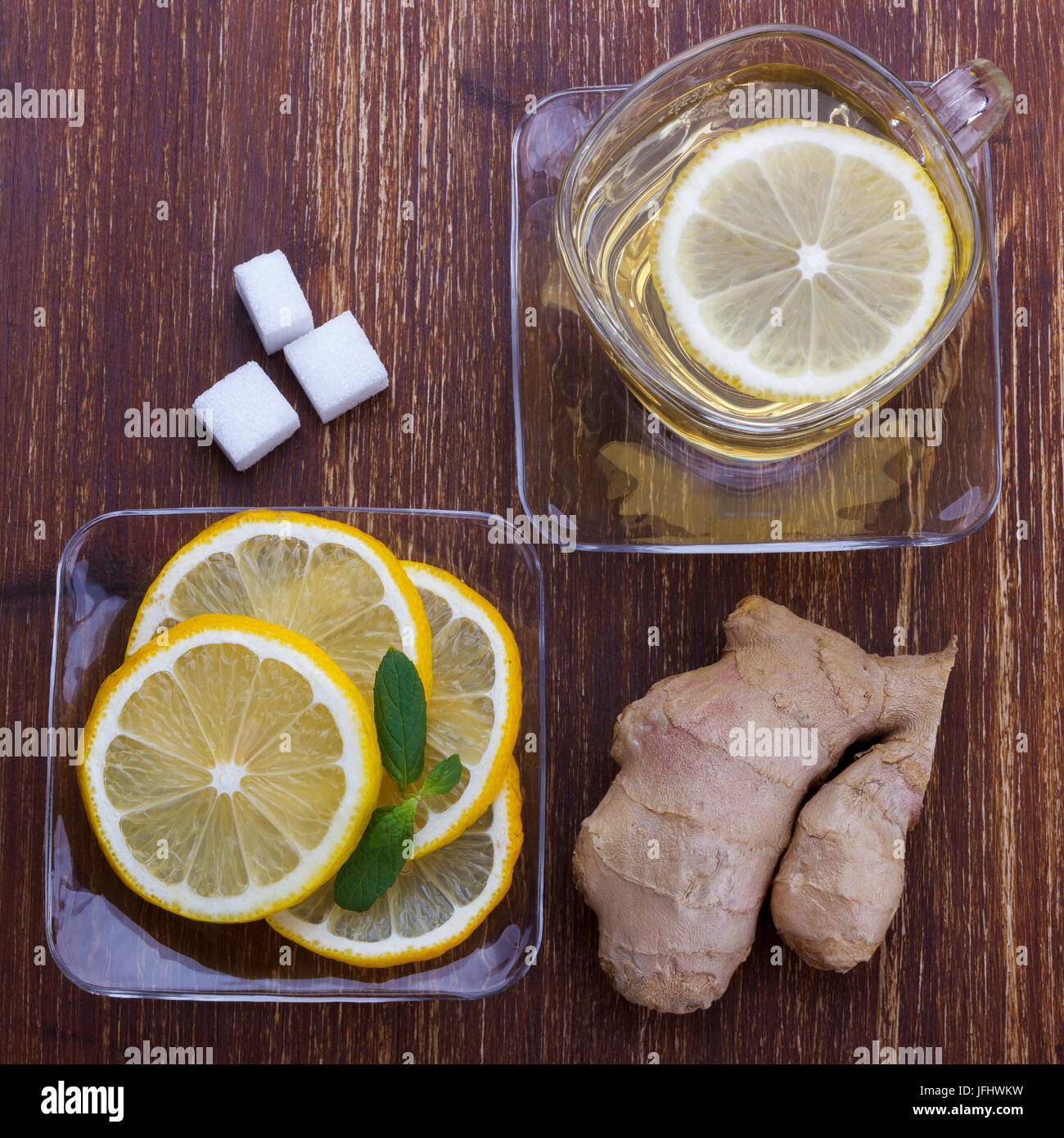 Lemon hot water ginger hi-res stock photography and images - Alamy