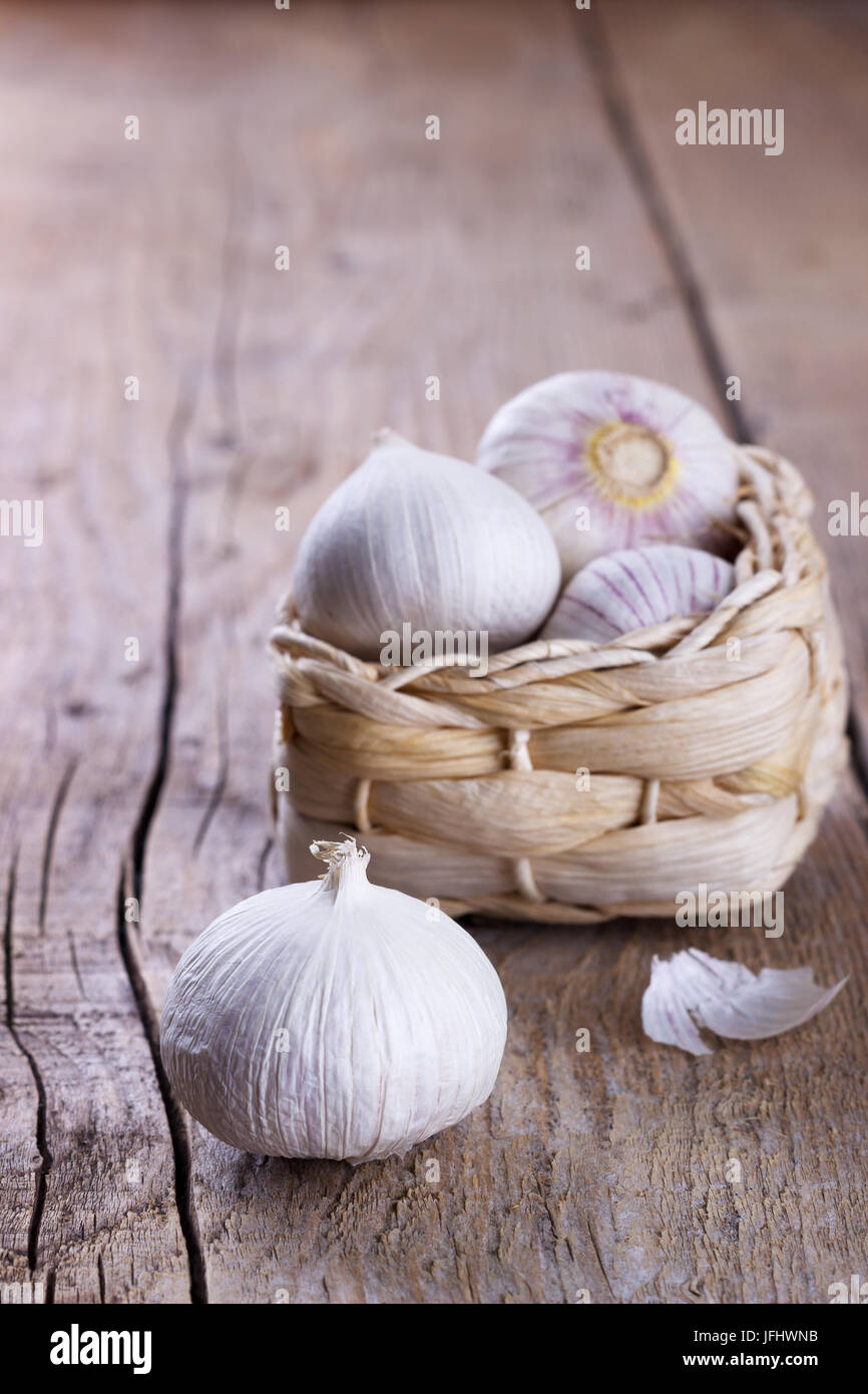 Chinese solo garlic Stock Photo - Alamy
