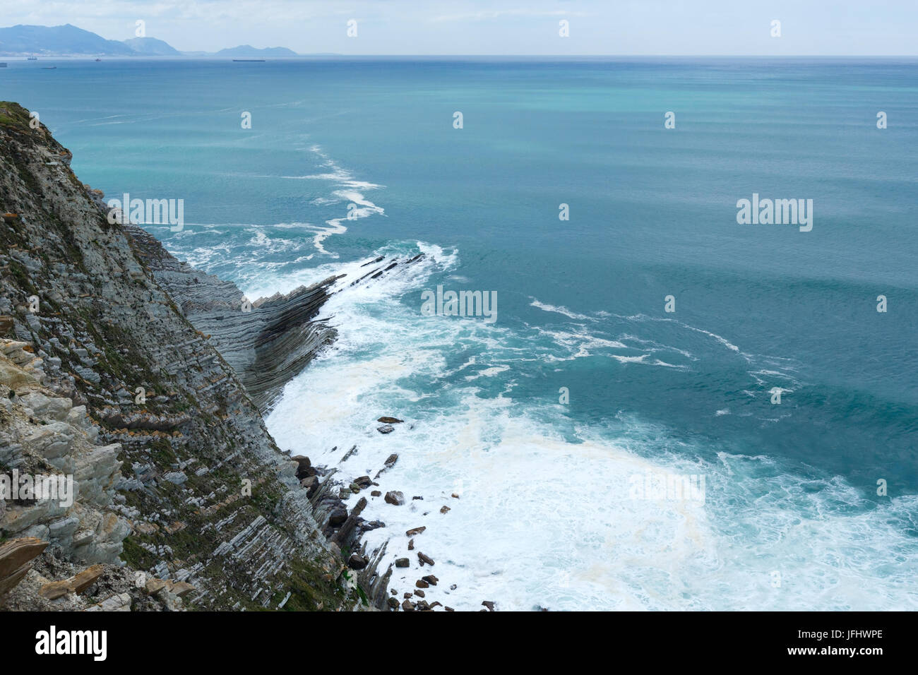 Summer ocean coastline view in Getxo town (Spain Stock Photo - Alamy