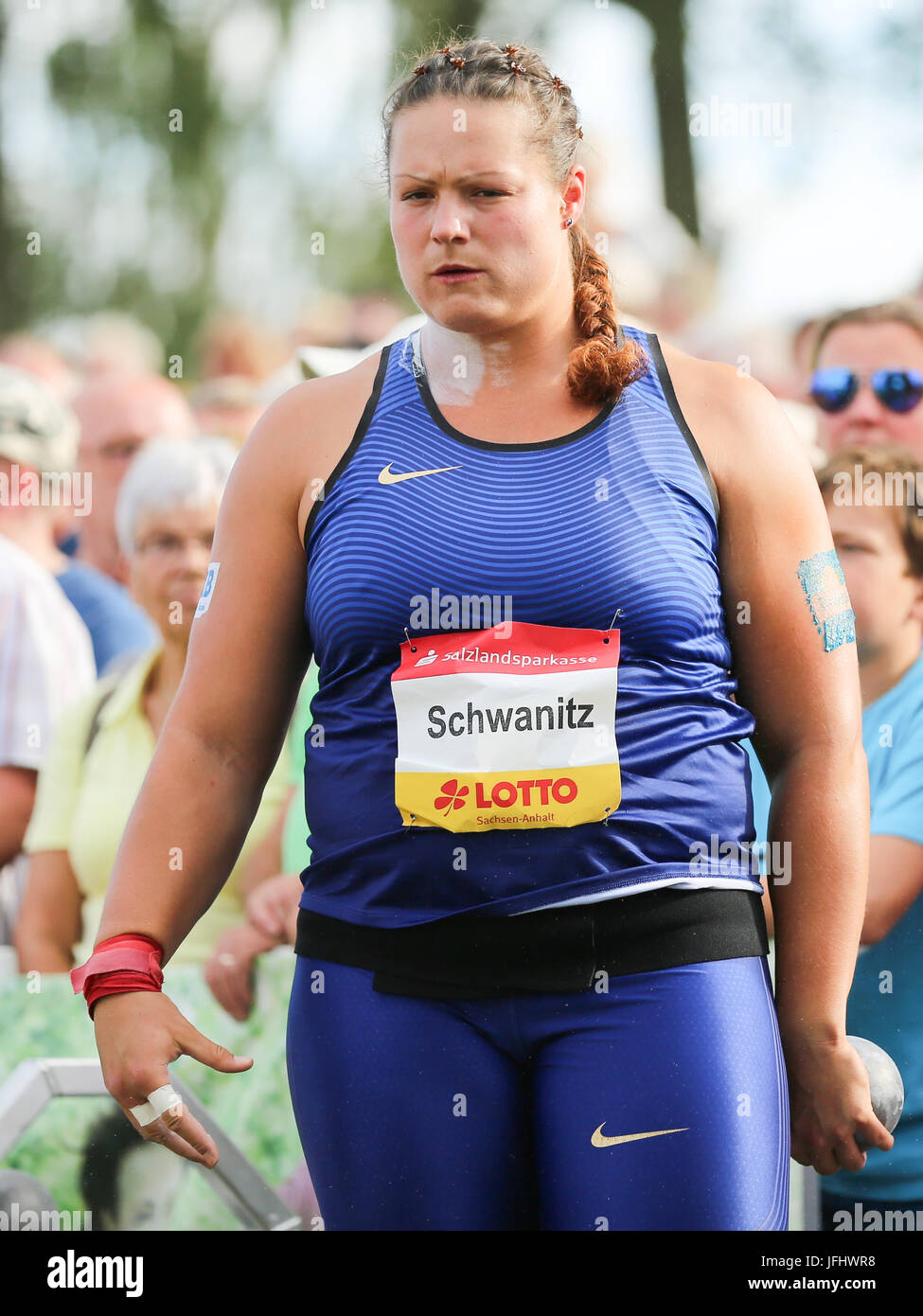 German shot putter Christina Schwanitz (Germany,LV 90 Erzgebirge Stock ...