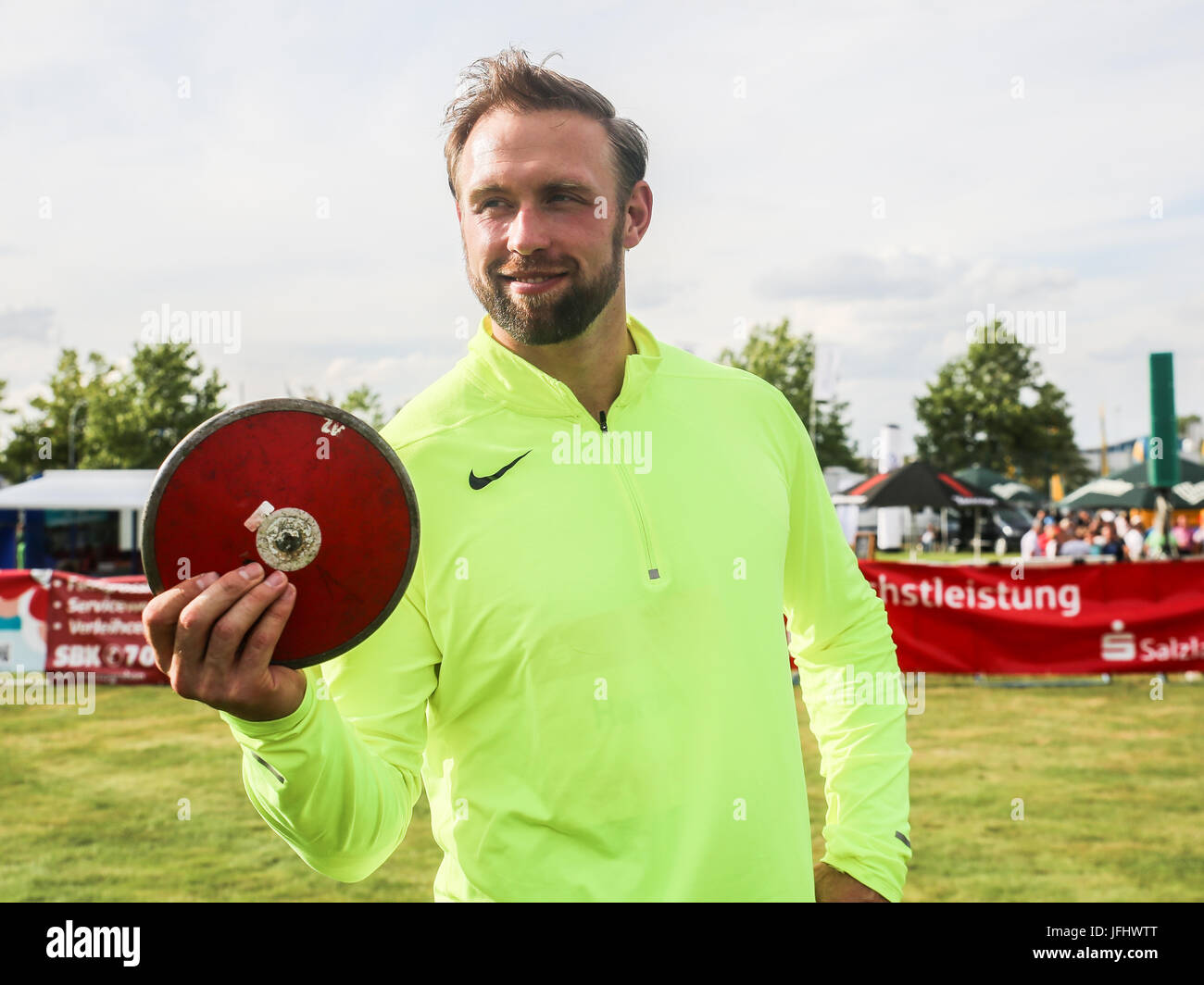German discus thrower Robert Harting (Germany,SCC Berlin Stock Photo ...