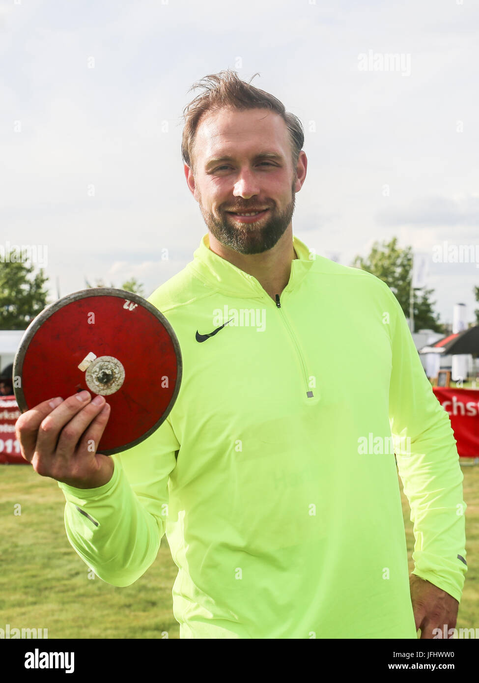 German discus thrower Robert Harting (Germany,SCC Berlin Stock Photo ...