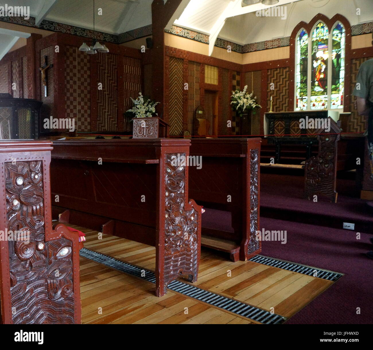 Maori Church,Rotorua,New Zealand Stock Photo - Alamy