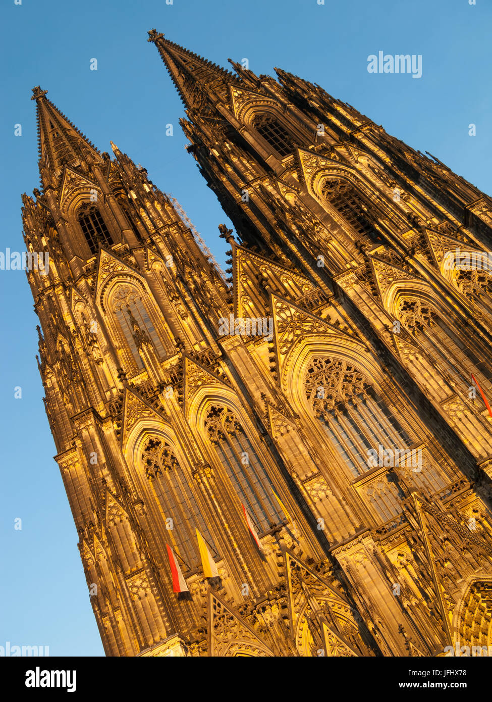 Spires at the Dome at Cologne Cathedral, Koln Dom, Cologne, Germany in ... Spires at the Dome at Cologne Cathedral, Koln Dom, Cologne, Germany in ...