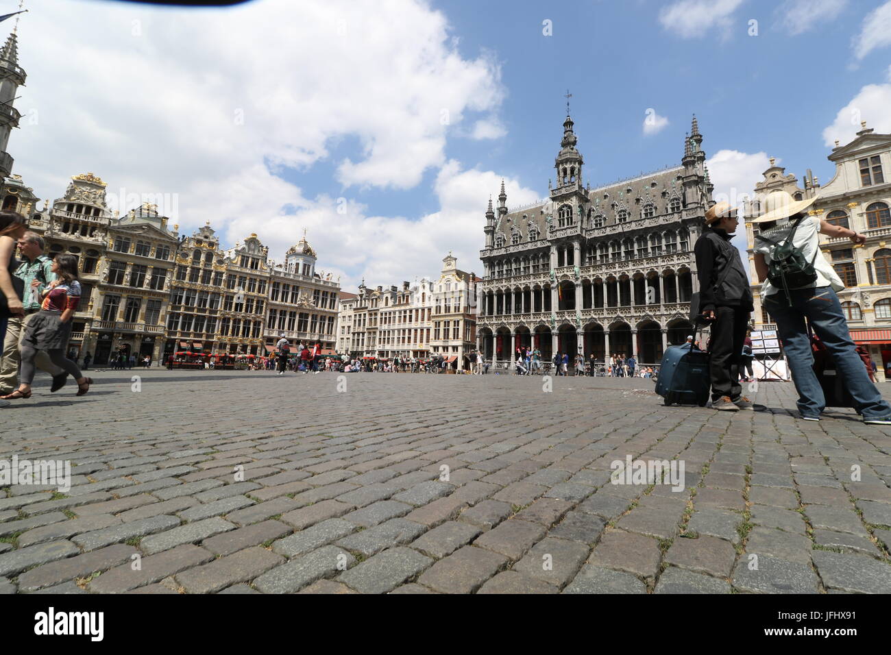 Le Grand place in the centre of Brussels Stock Photo - Alamy