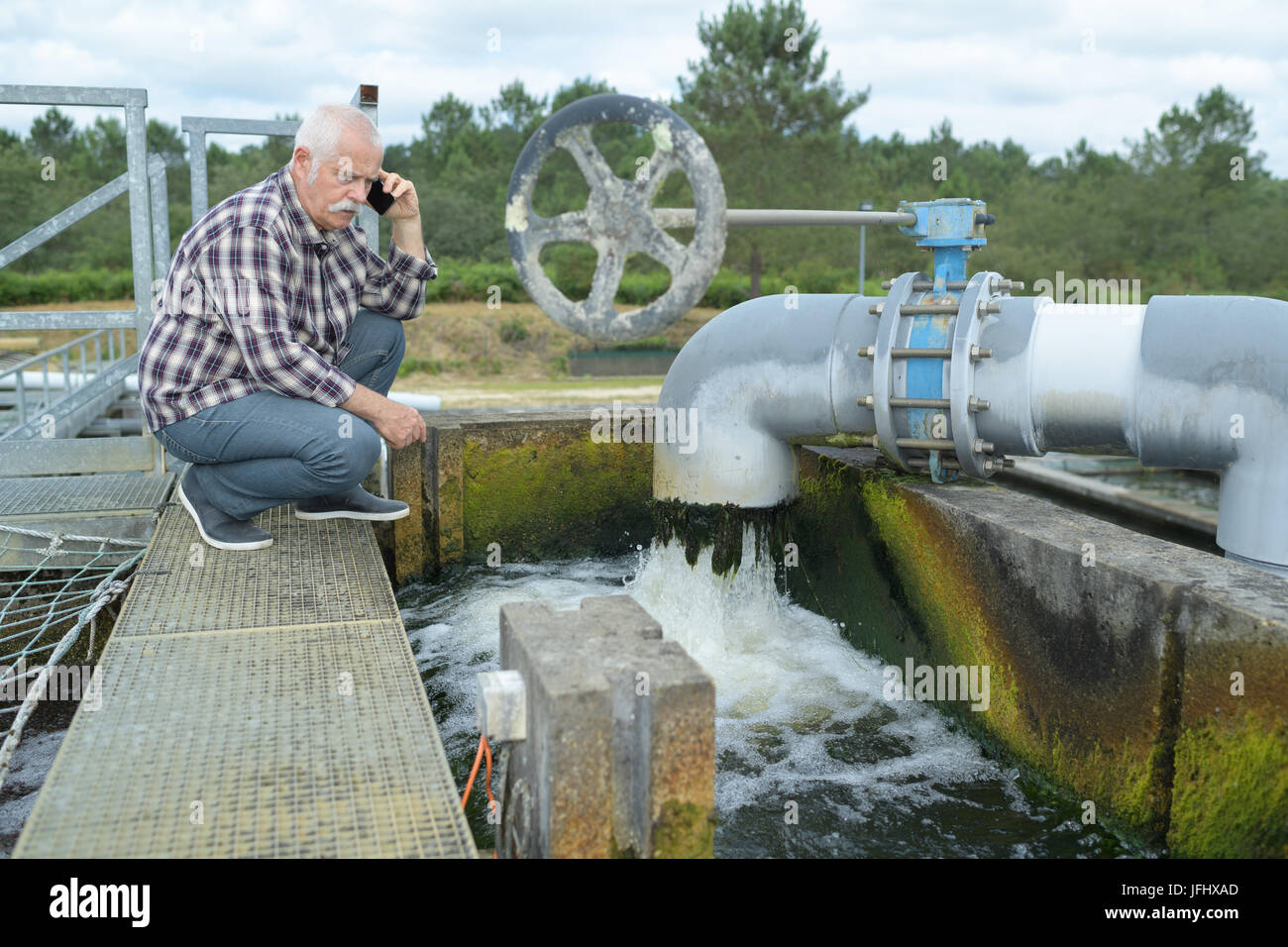 the flood water storage Stock Photo - Alamy