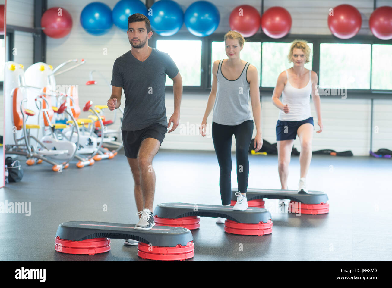 Aerobics steps hi-res stock photography and images - Alamy