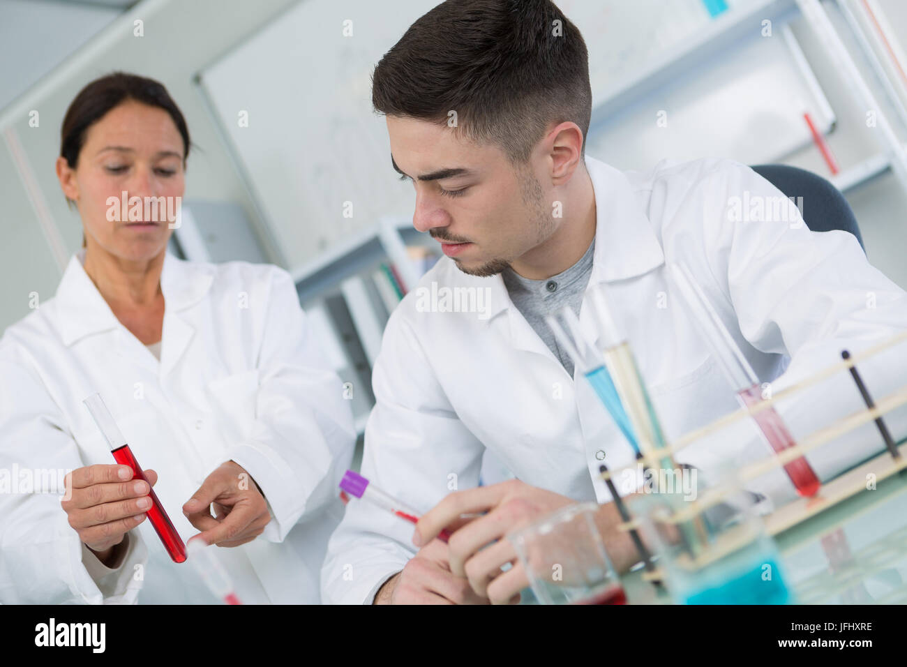 liquid inside the tube Stock Photo - Alamy
