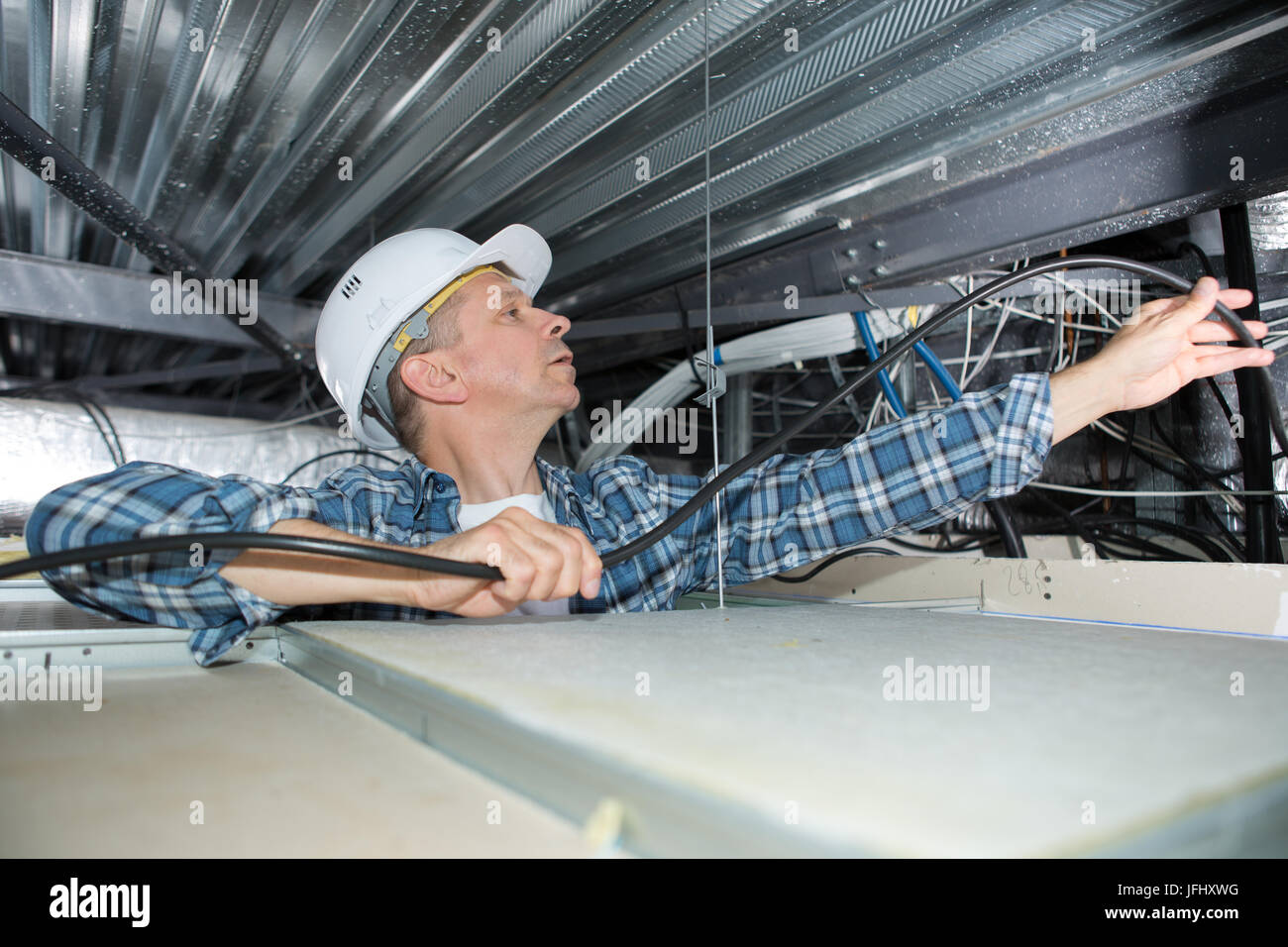 sorting the wires Stock Photo - Alamy