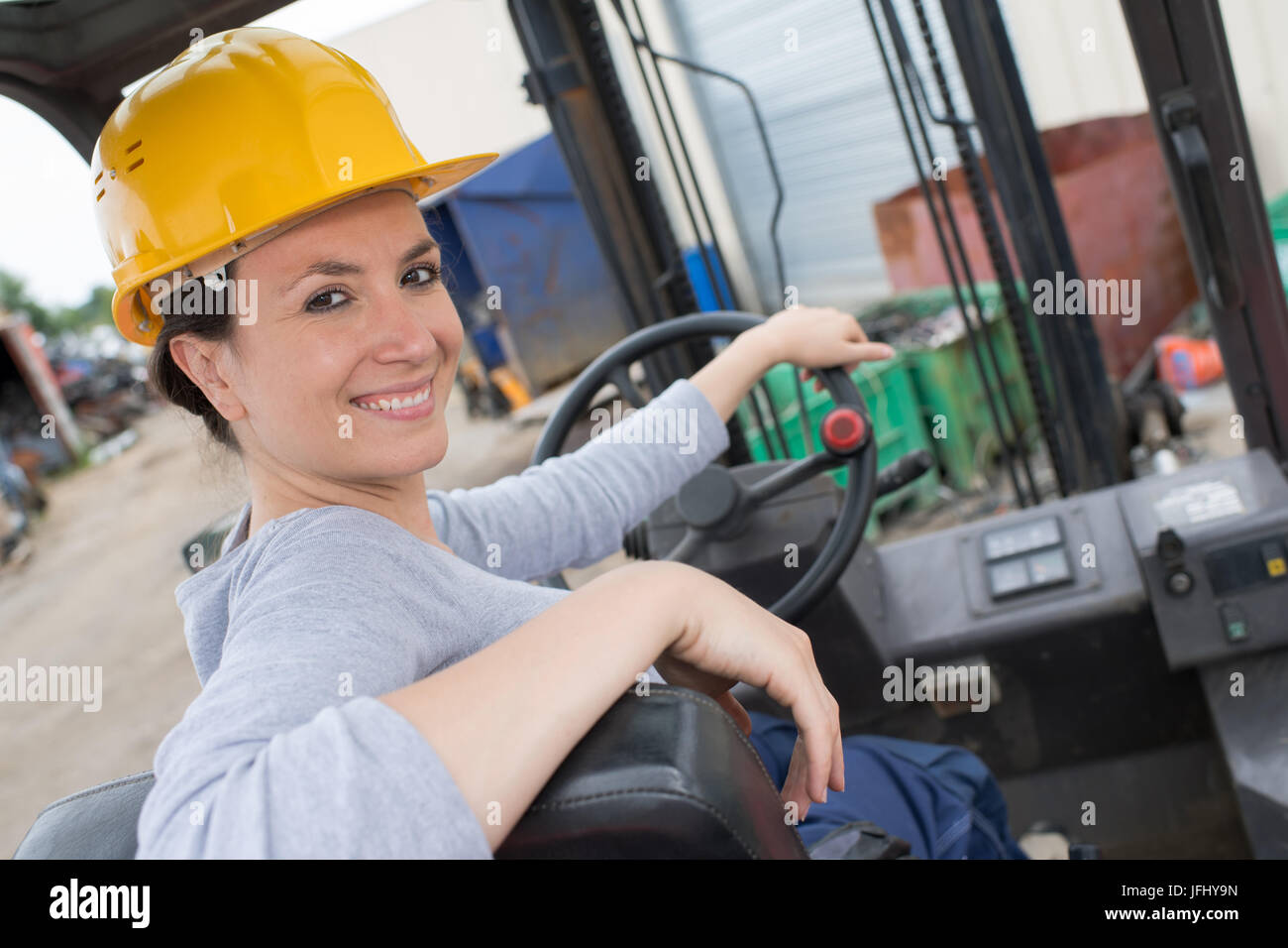 the heavy equipment operator Stock Photo - Alamy