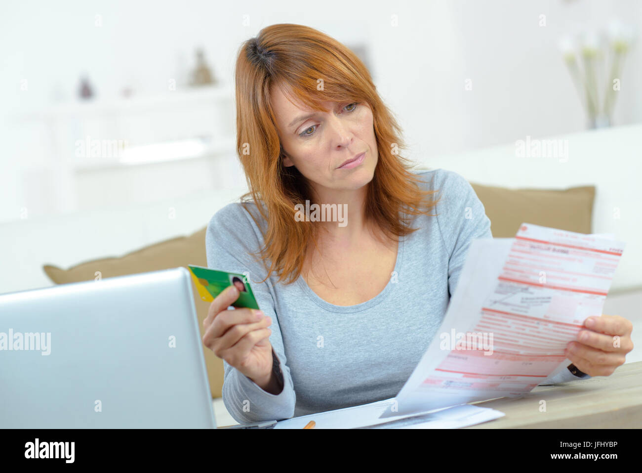 reading an official document Stock Photo - Alamy