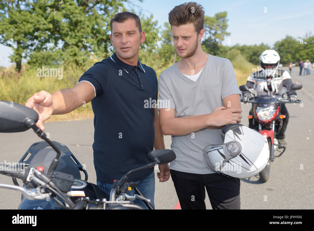 Driving lessons boy hi-res stock photography and images - Alamy