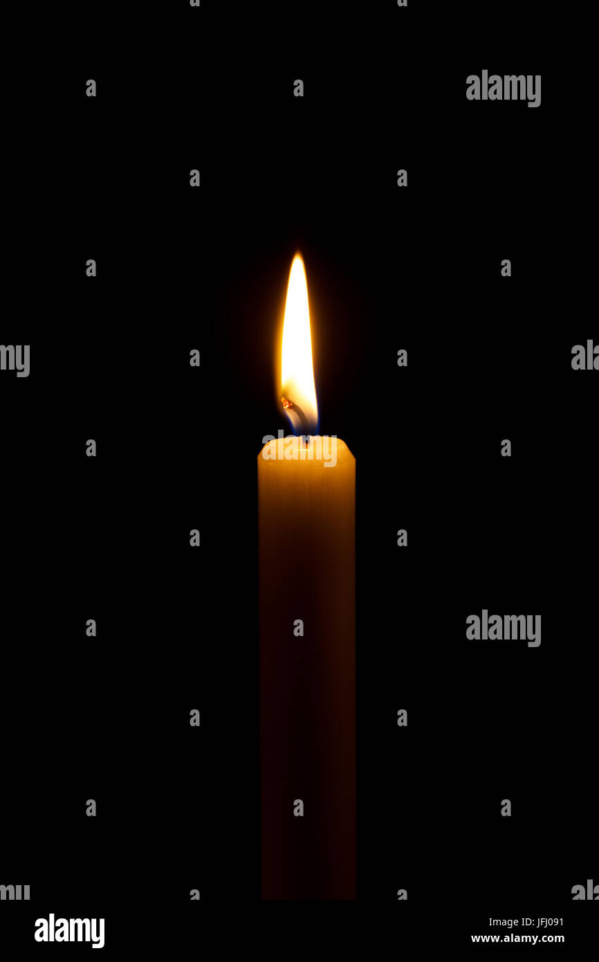 burning candlelight in a church Stock Photo - Alamy