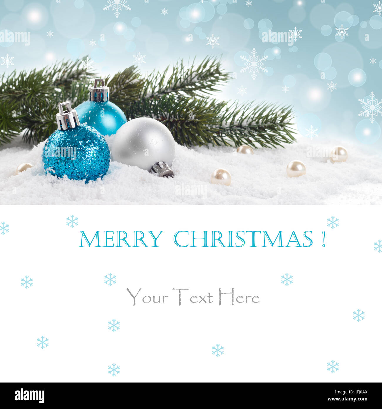 Christmas concept decorations snow hi-res stock photography and images ...