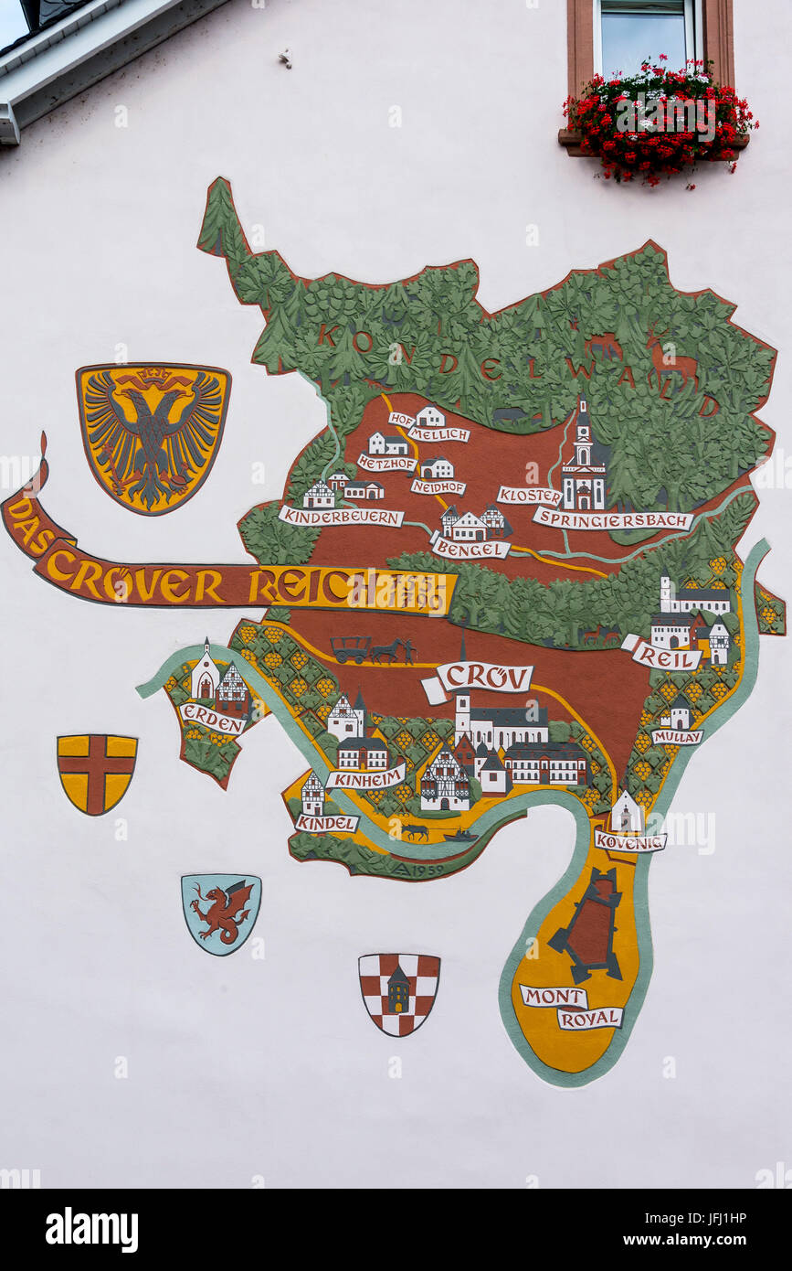 Map of rhineland hi-res stock photography and images - Alamy