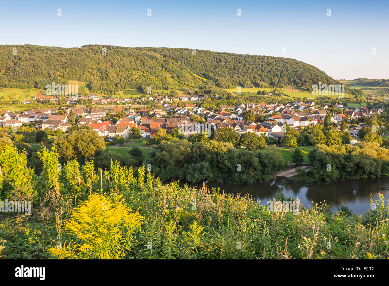 Germany, Rhineland-Palatinate, district Trier-Saarburg, Schoden ...