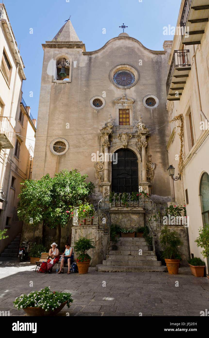 Italy, southern Italy, Sicily, Sicilia, Cefalú, Old Town, Piazza ...
