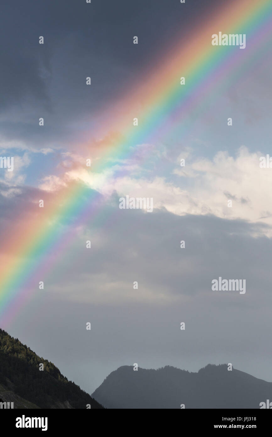 Summer storm rainbow hi-res stock photography and images - Alamy