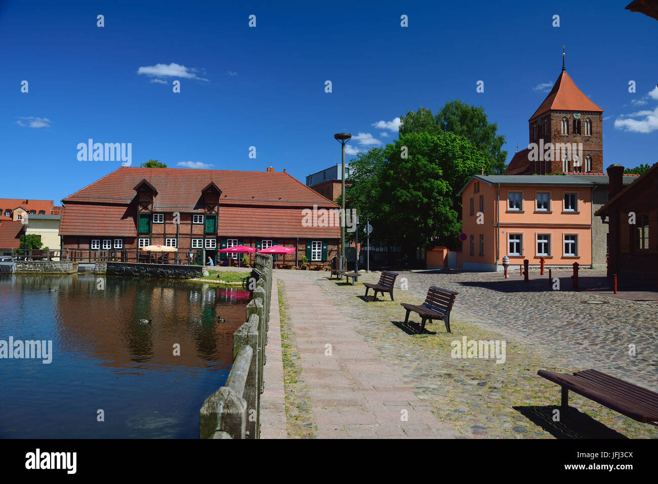 Europe, Germany, Mecklenburg-West Pomerania, Teterow, old town mill ...