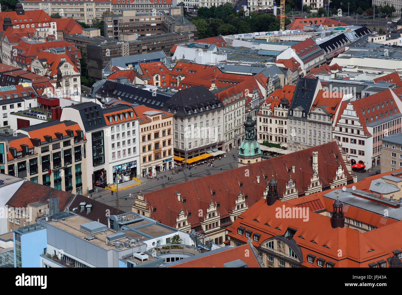 Old City Hall At The Leipzig Market High Resolution Stock Photography ...