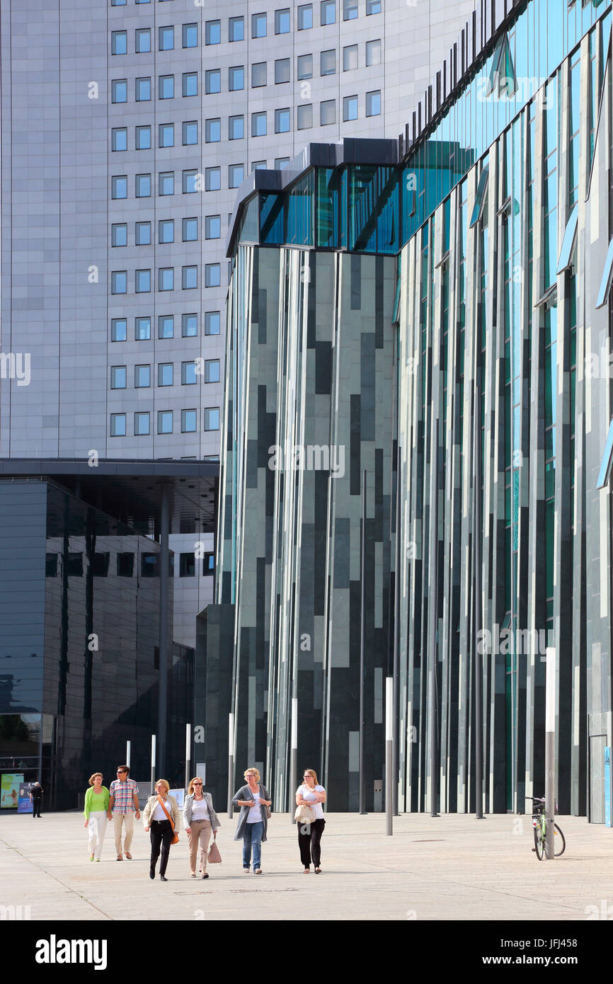 Leipzig panorama Tower MDR University Stock Photo - Alamy