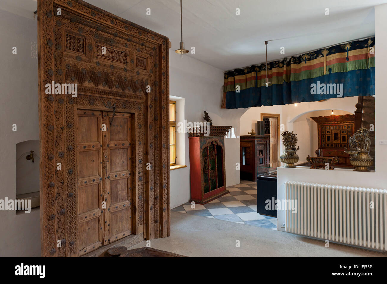 Italy, South Tirol, Pustertal, 'Messner Mountain Museum' MMM Ripa on ...