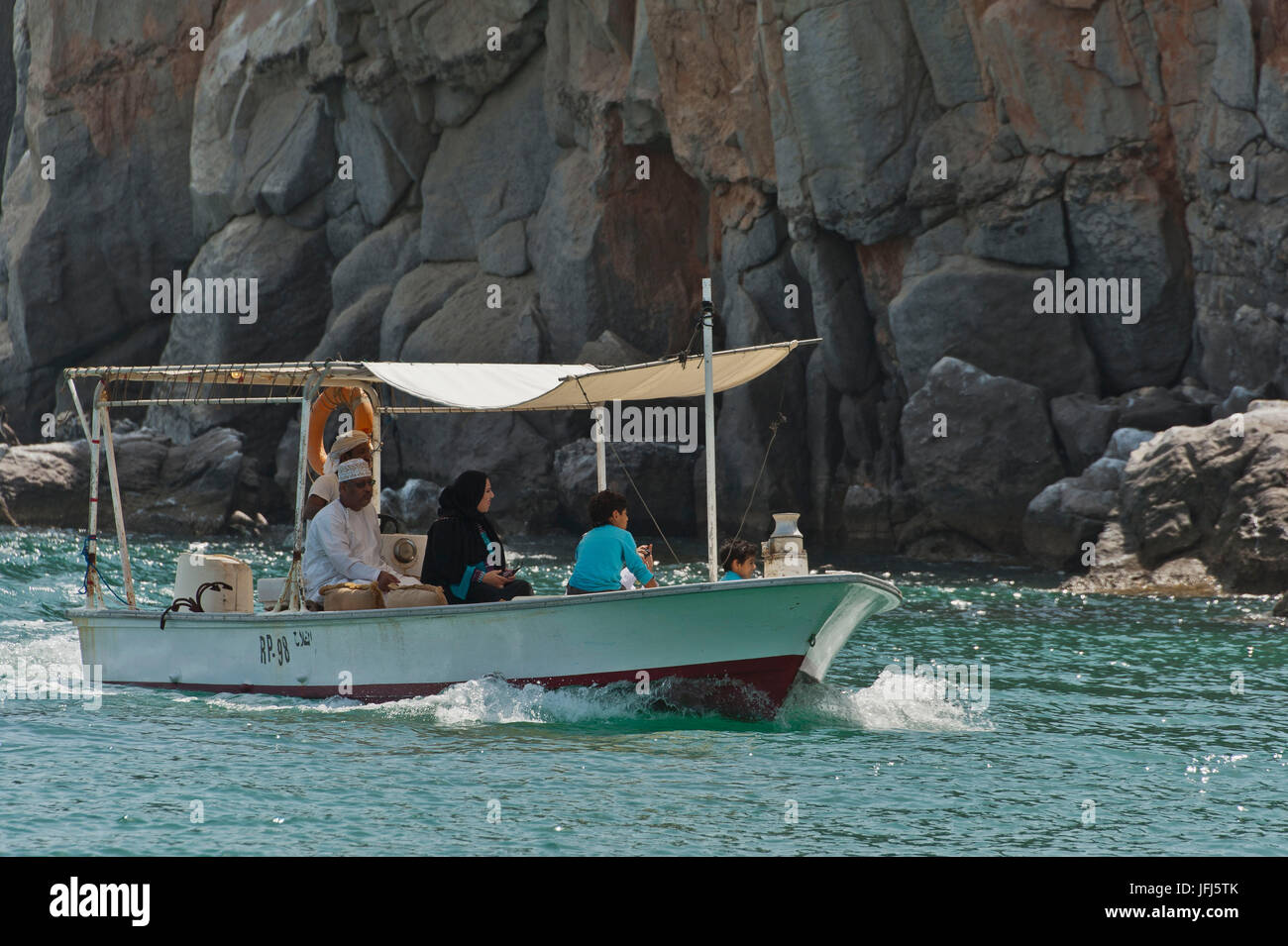 Arabia, Arabian peninsula, Sultanate of Oman, peninsula Musandam, Dhau ...