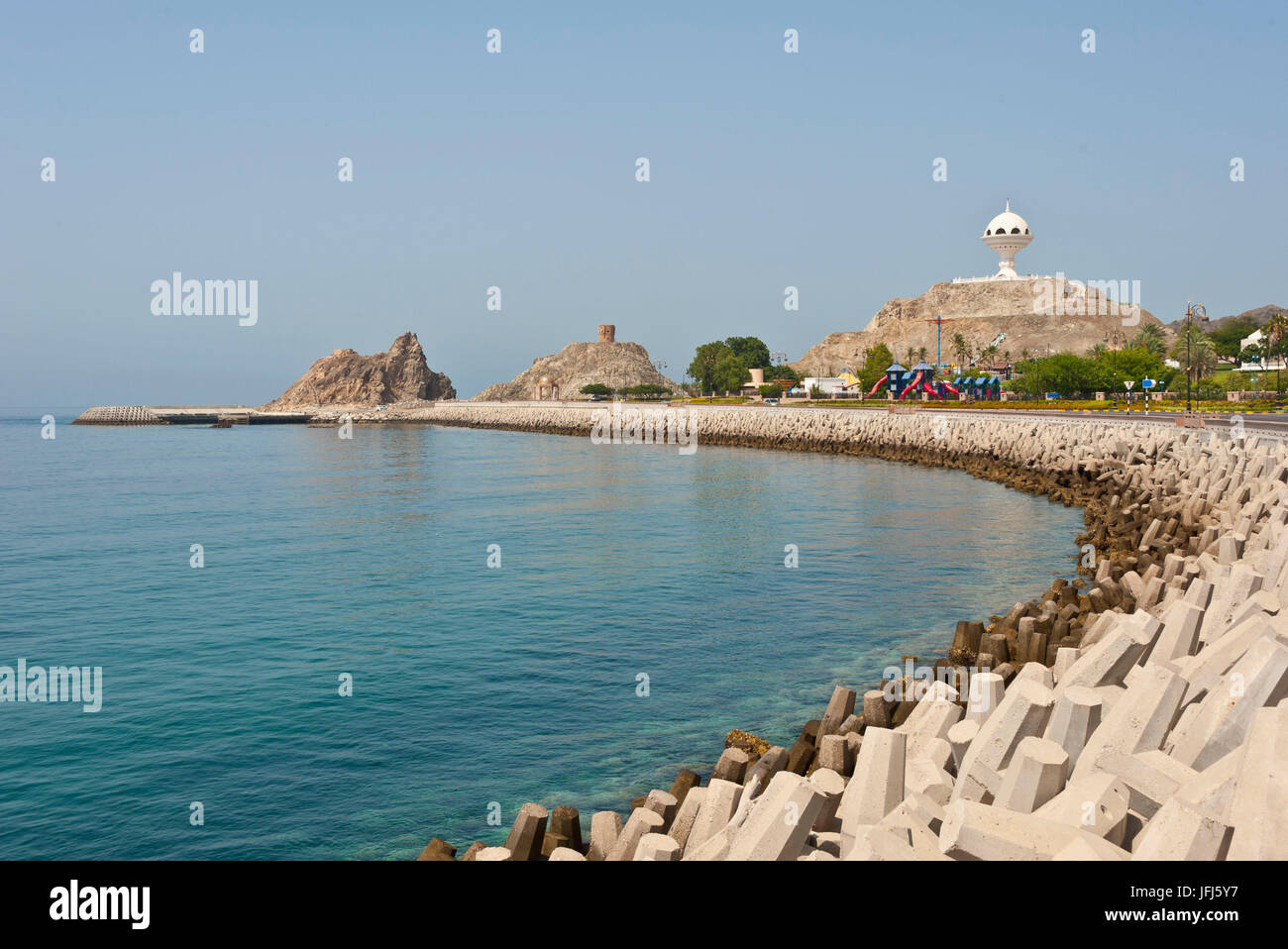Arabia, Arabian peninsula, Sultanate of Oman, Muscat, Kalbuh park Stock ...