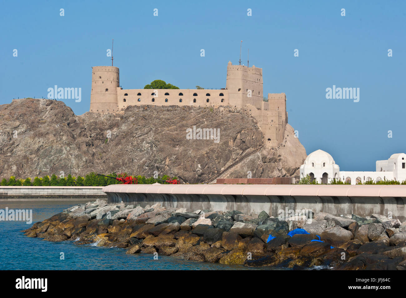 Arabia, Arabian peninsula, Sultanate of Oman, Muscat, Old Muscat, fort ...