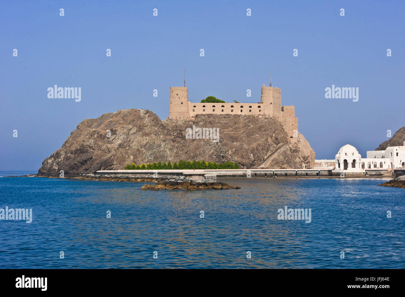 Arabia, Arabian peninsula, Sultanate of Oman, Muscat, Old Muscat, fort ...