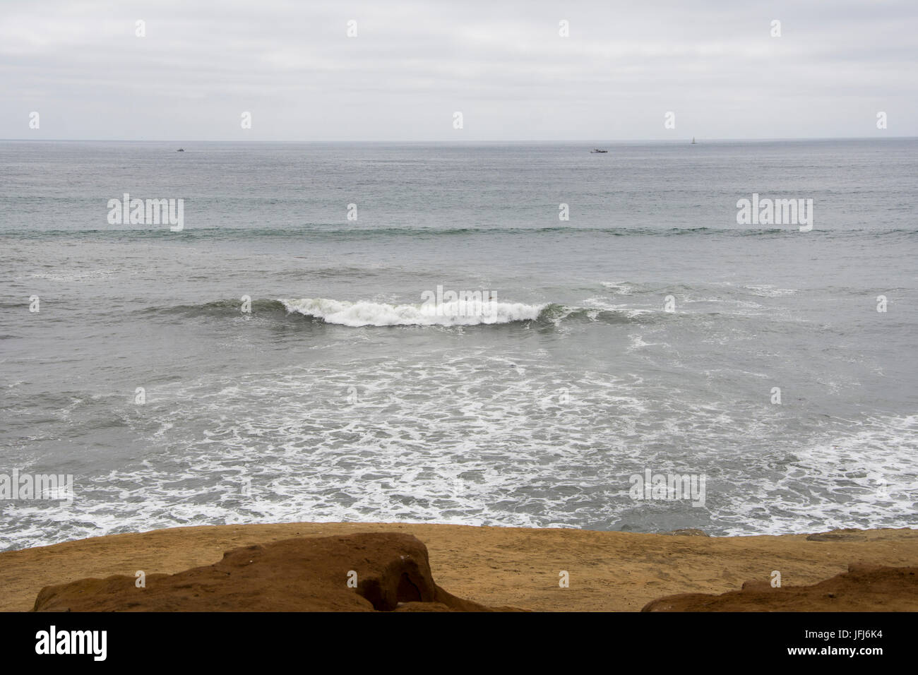 Overcast day on the beach hi-res stock photography and images - Alamy