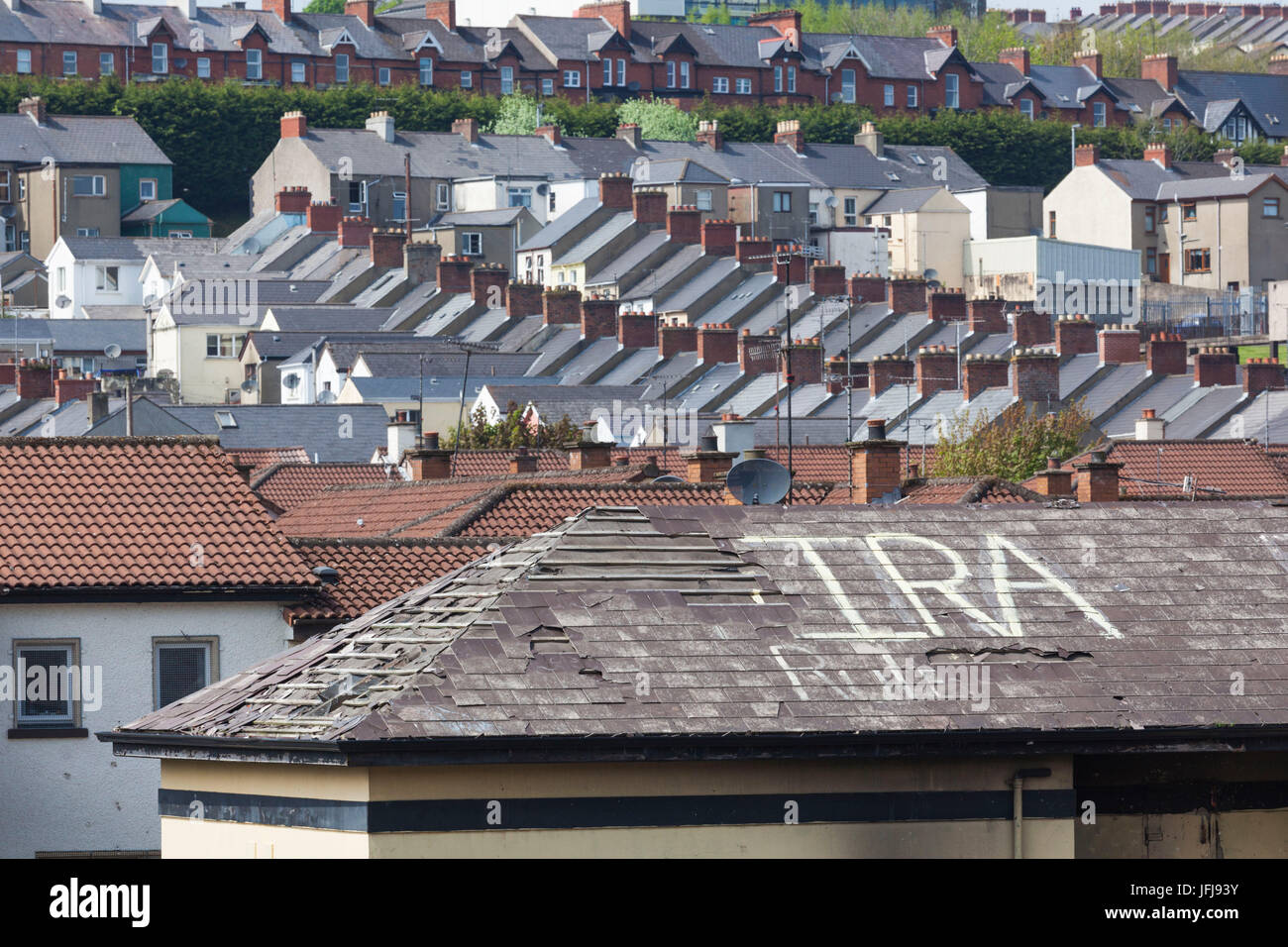 Roof with pro ira sign hi-res stock photography and images - Alamy