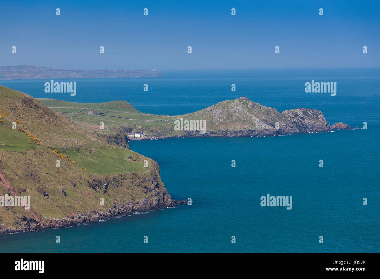 UK, Northern Ireland, County Antrim, Torr Head, Torr Head Scenic Road ...