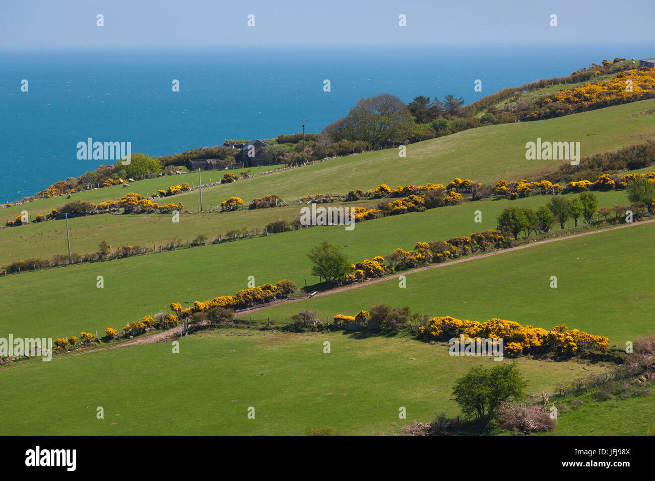 UK, Northern Ireland, County Antrim, Torr Head, Torr Head Scenic Road ...