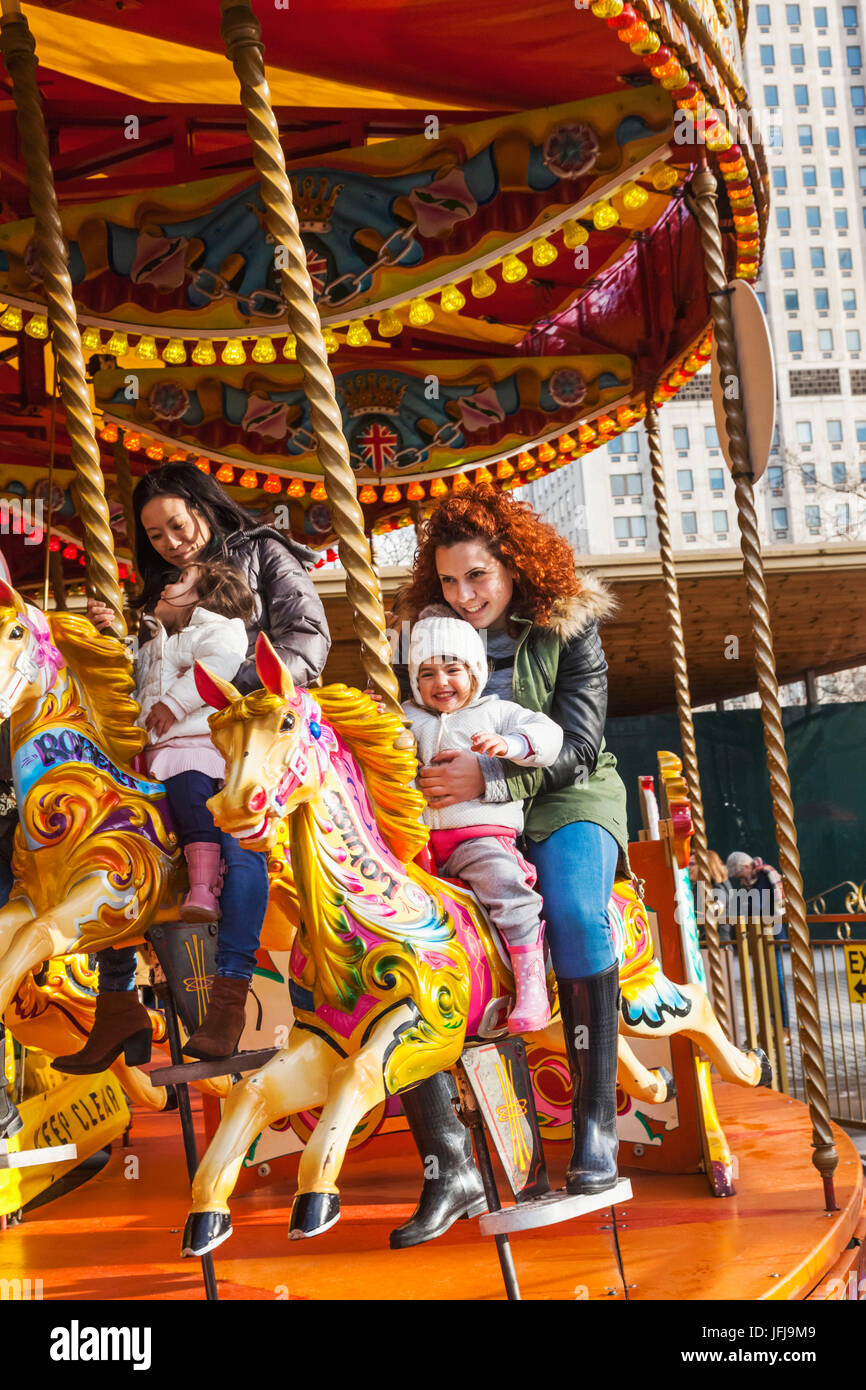 England, London, Southwark, Bankside, Carousel Stock Photo - Alamy