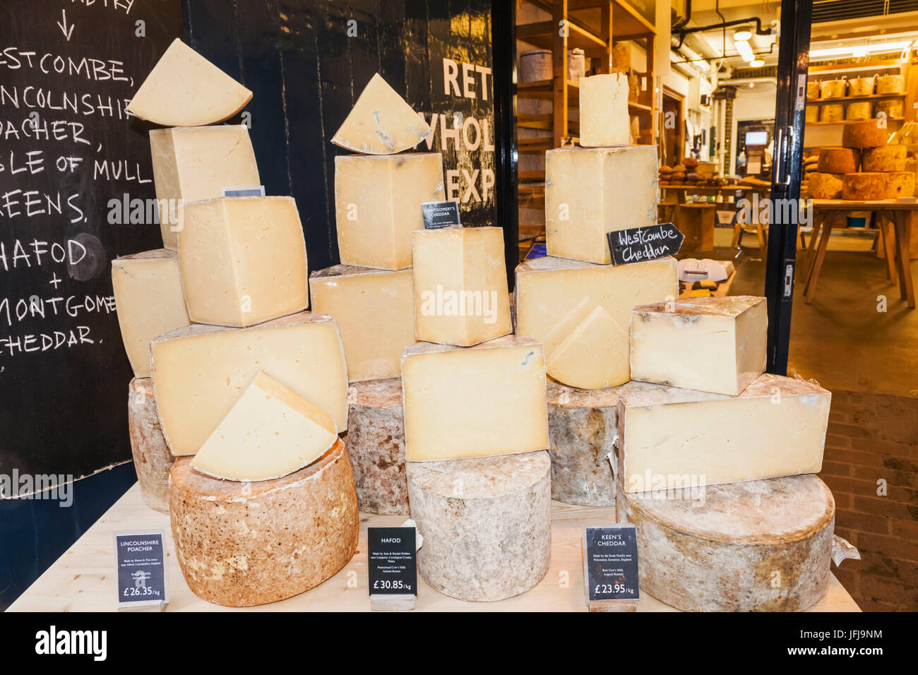 Borough market london cheese hi-res stock photography and images - Alamy